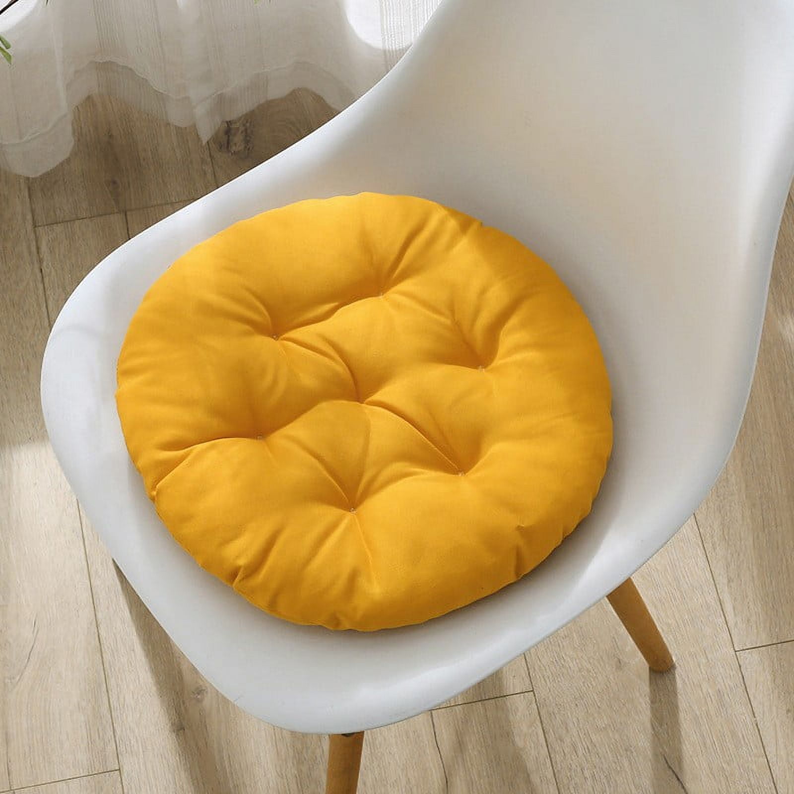 Breathable Linen Chair Cushion with Thick Padding for Office and ...