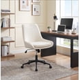 Breathable Linen Fabric Home Office Chair, Comfortable Armless Task ...