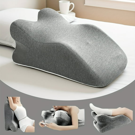 Breathable Memory Foam Face Down Prone Pillow For Reading & Stomach ...