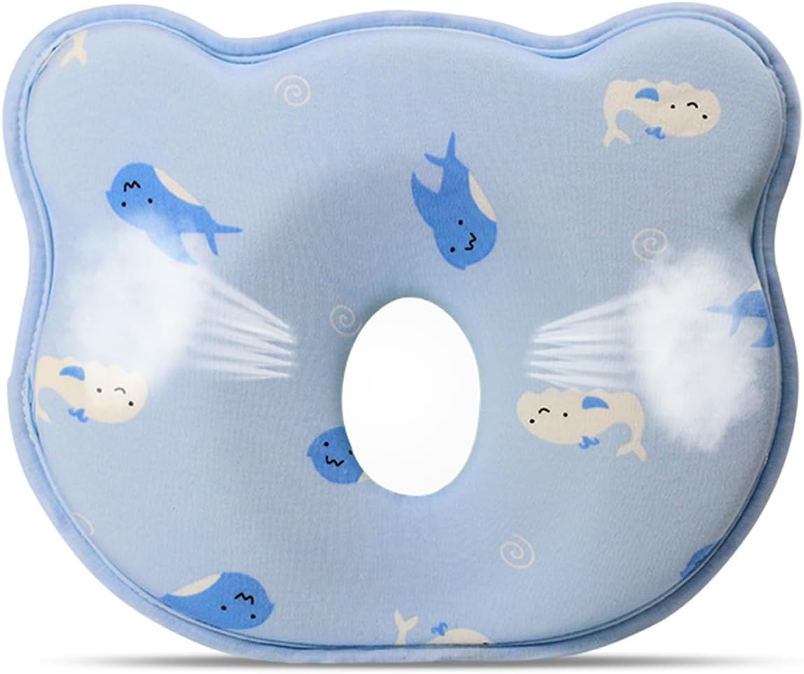 Breathable Memory Foam Pillow Soft and Cozy Cartoon Prеvents FΙat hеad ...