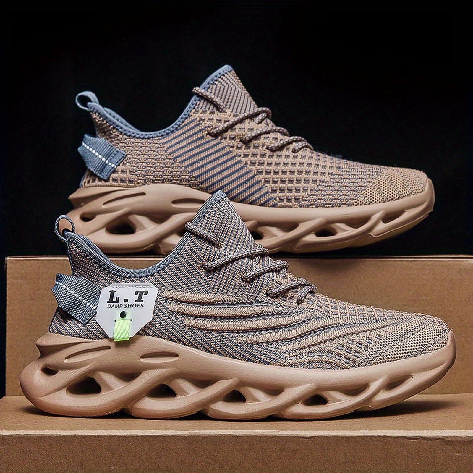 Breathable Men's Blade Sneakers - Lightweight Non-Slip Sport Shoes for ...