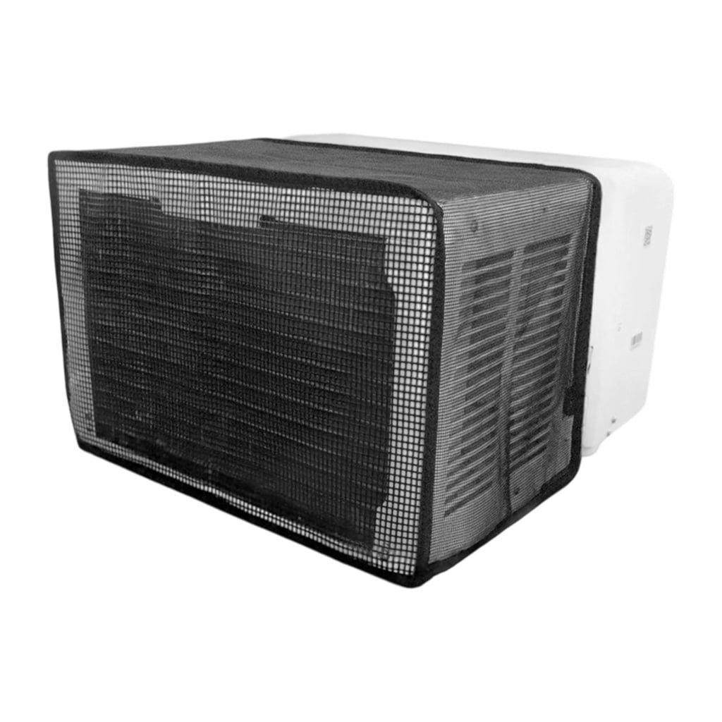 Breathable Mesh Air Conditioning Cover Full Enclosure Dustproof PVC ...