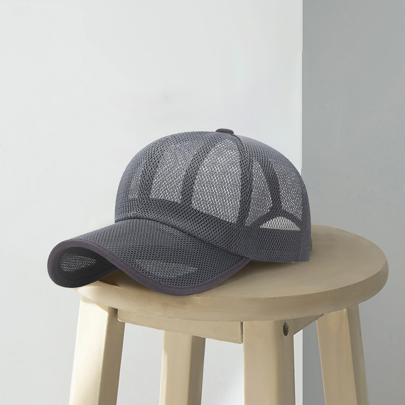 Breathable Mesh Baseball Cap, Adjustable Unisex Sun Hat for Running Golf Fishing, UPF 50+ UV ...