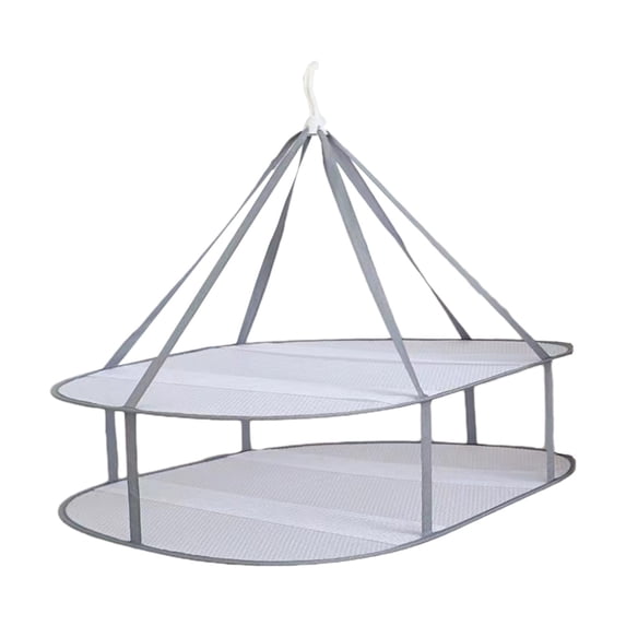 Breathable Mesh Clothes Drying Basket with Multi-Layer Design, Compact ...