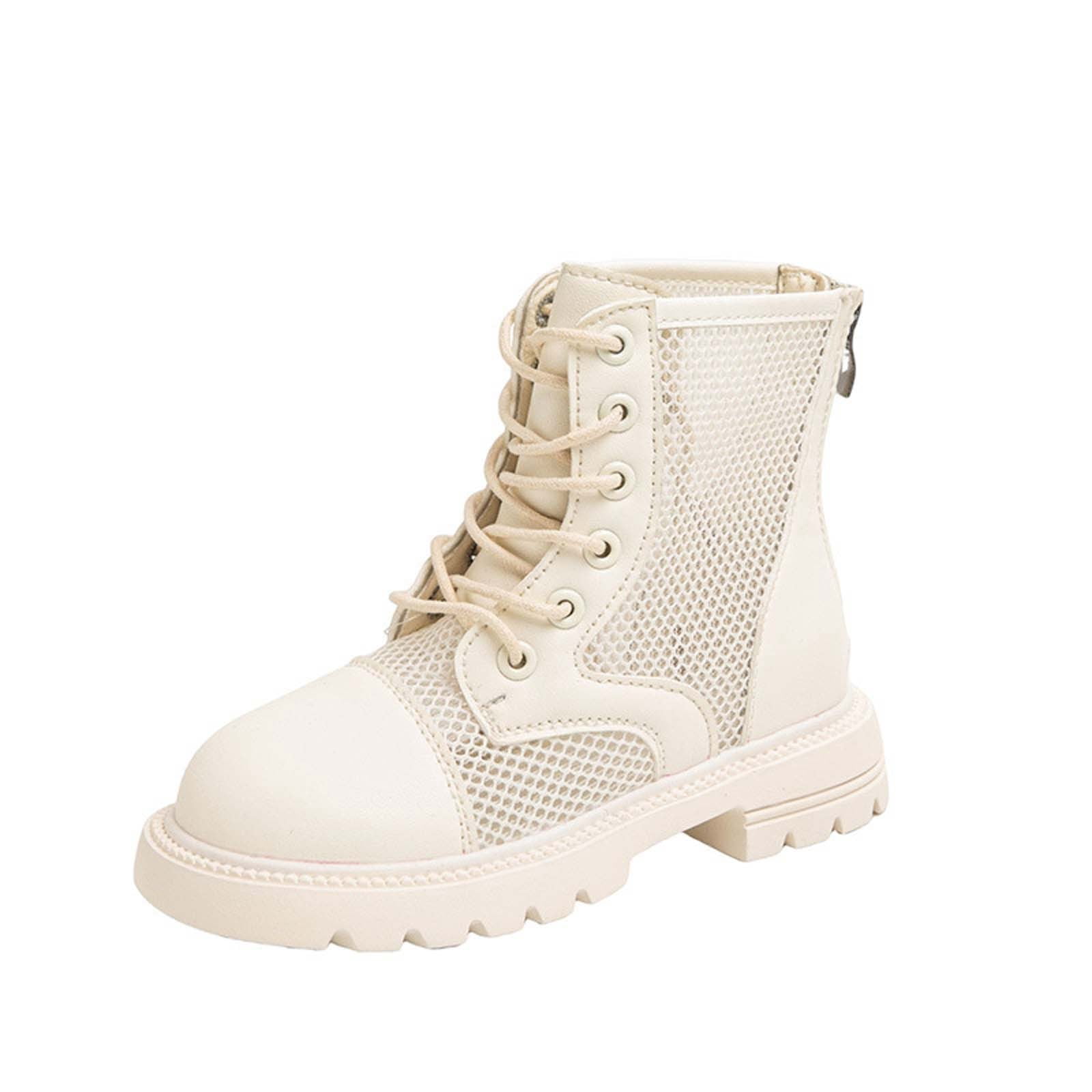 Breathable Mesh Cutout Girls Boots Sole Ankle Booties Performances ...