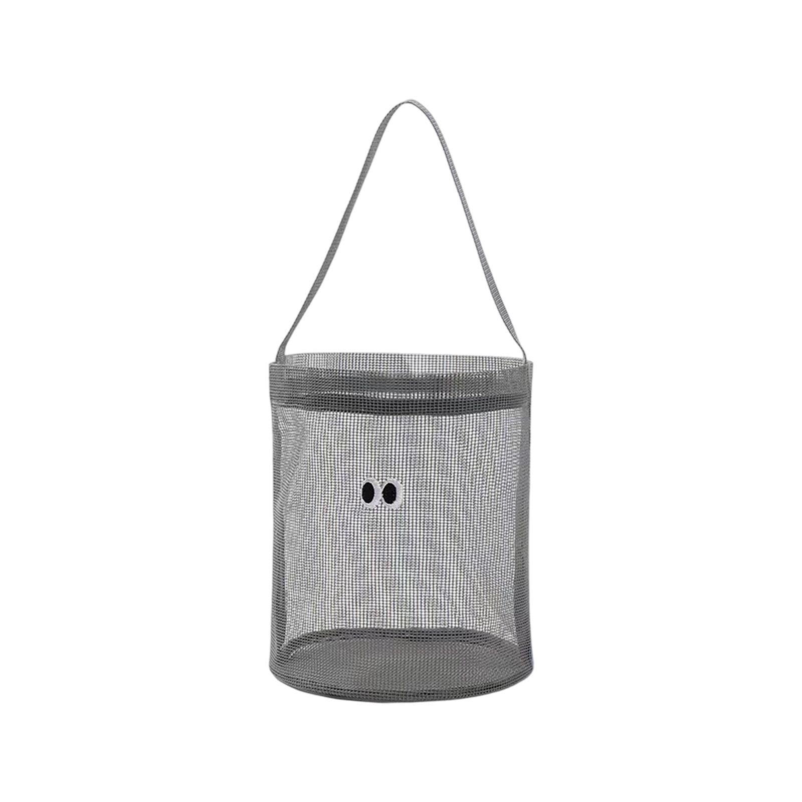 Breathable Mesh Drainage Bath Toy Basket, Large Capacity Wet/Dry Swim ...