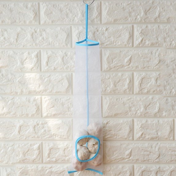 Breathable Mesh Hanging Storage Bag for Fruits, Vegetables, and Garbage ...