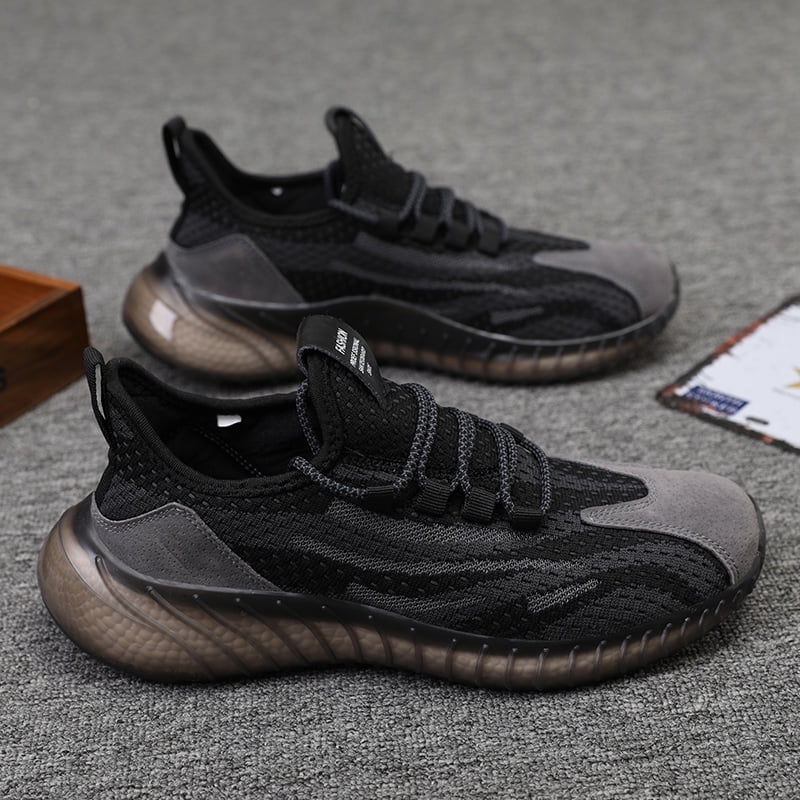 Breathable Mesh Lightweight Sports Shoes for Men | Fabric Upper, Rubber ...