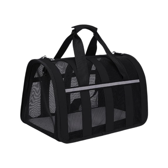Breathable Mesh Messenger Pet Carrier Bag | Portable Shoulder Sling for ...