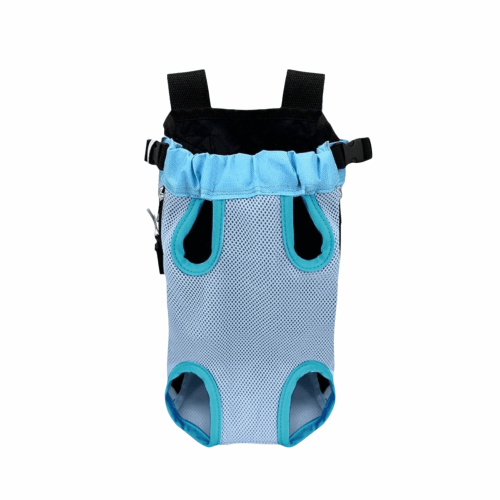Breathable Mesh Pet Front Carrier, Double Shoulder Portable Dog Carrier ...