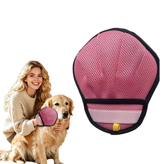 Breathable Mesh Pet Grooming Glove Mitt, Dog Cat Hair Removal ...