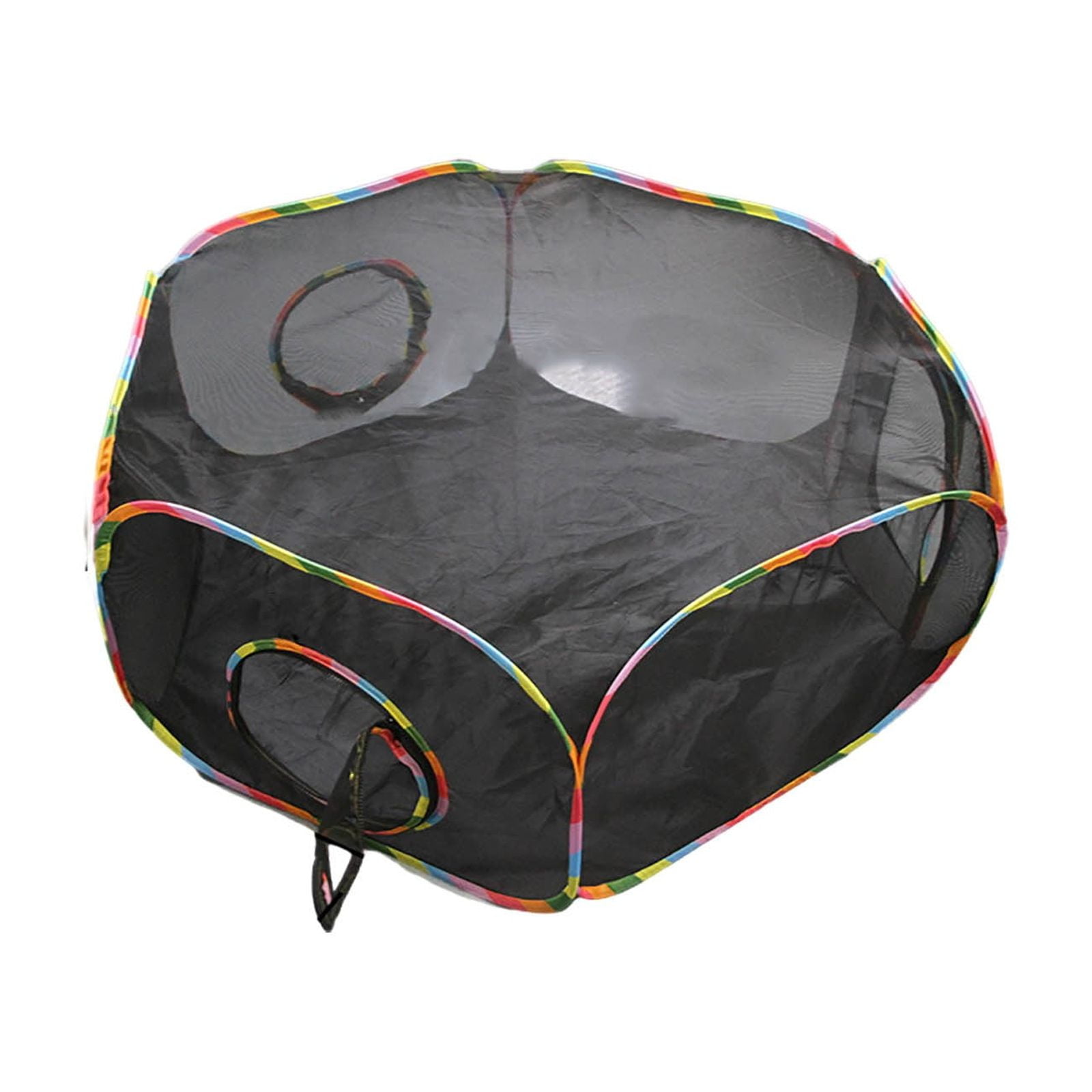 Breathable Mesh Pet Playpen Enclosure with Zip Link Design for Cats and ...