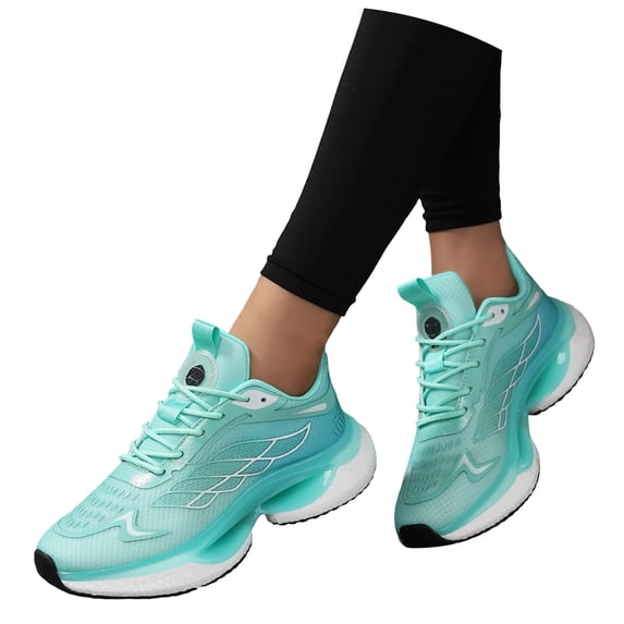 Breathable Mesh Sneakers Lightweight Running Shoes with Absorbing ...