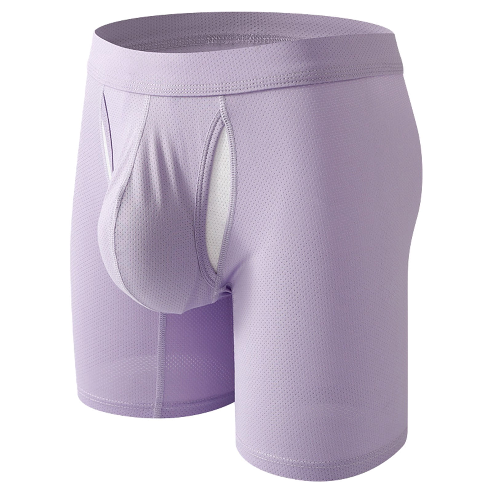 Breathable Mesh Underwear for Everyday Wear Seamless Pure Color Briefs ...