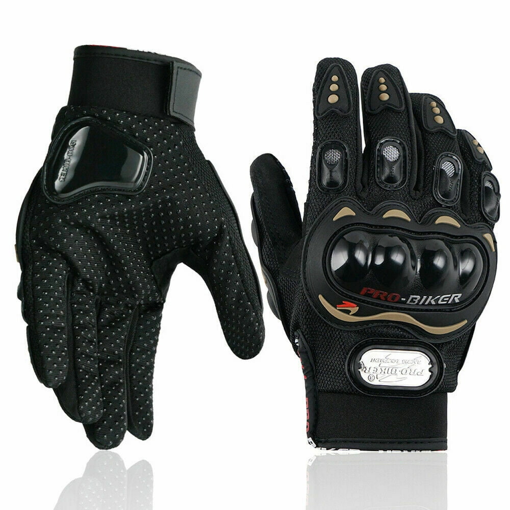 Breathable Motorcycle Gloves for Men and Women, Full Finger Motorbike ...