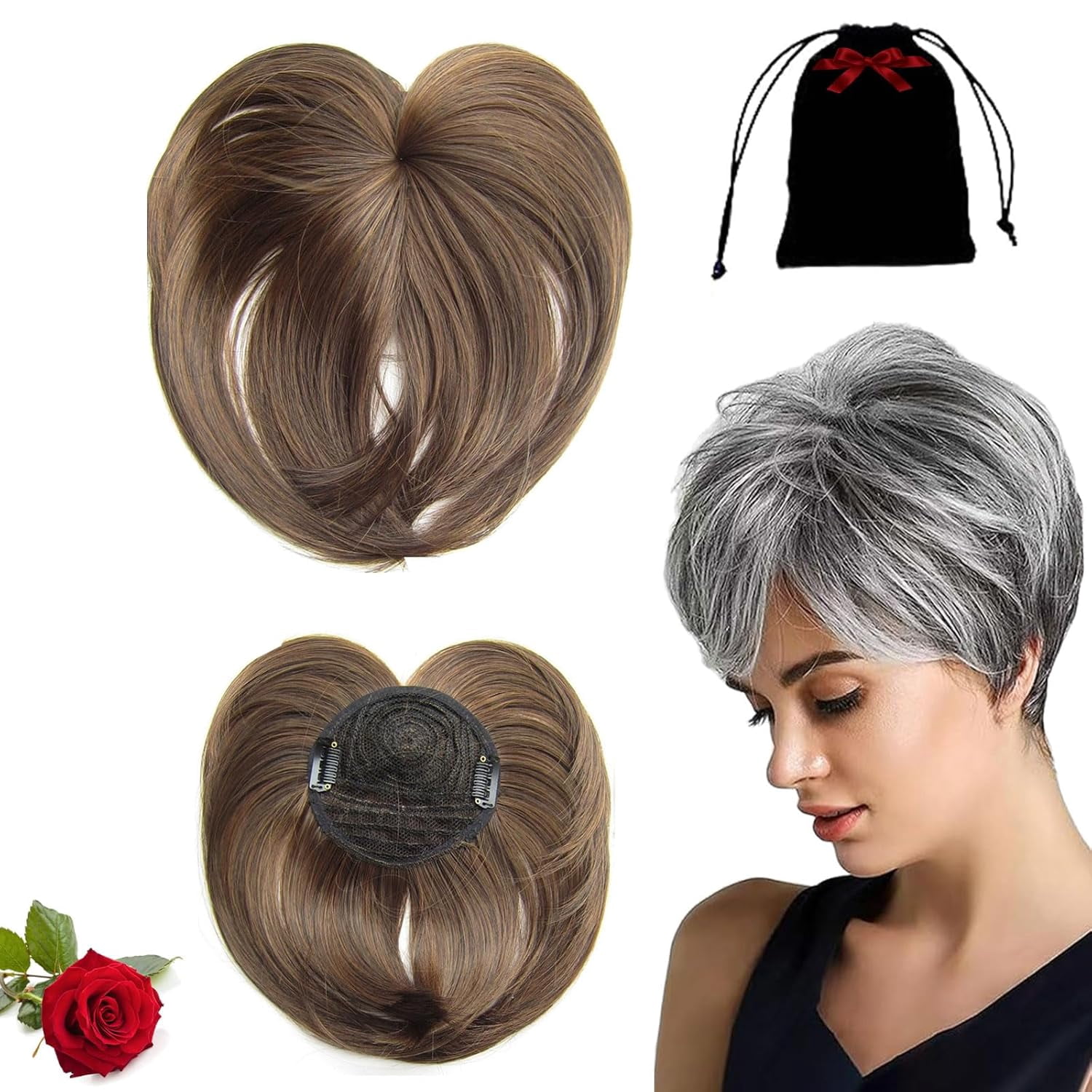 Breathable Natural Hair Tips for Women with Thinning Hari, Short ...