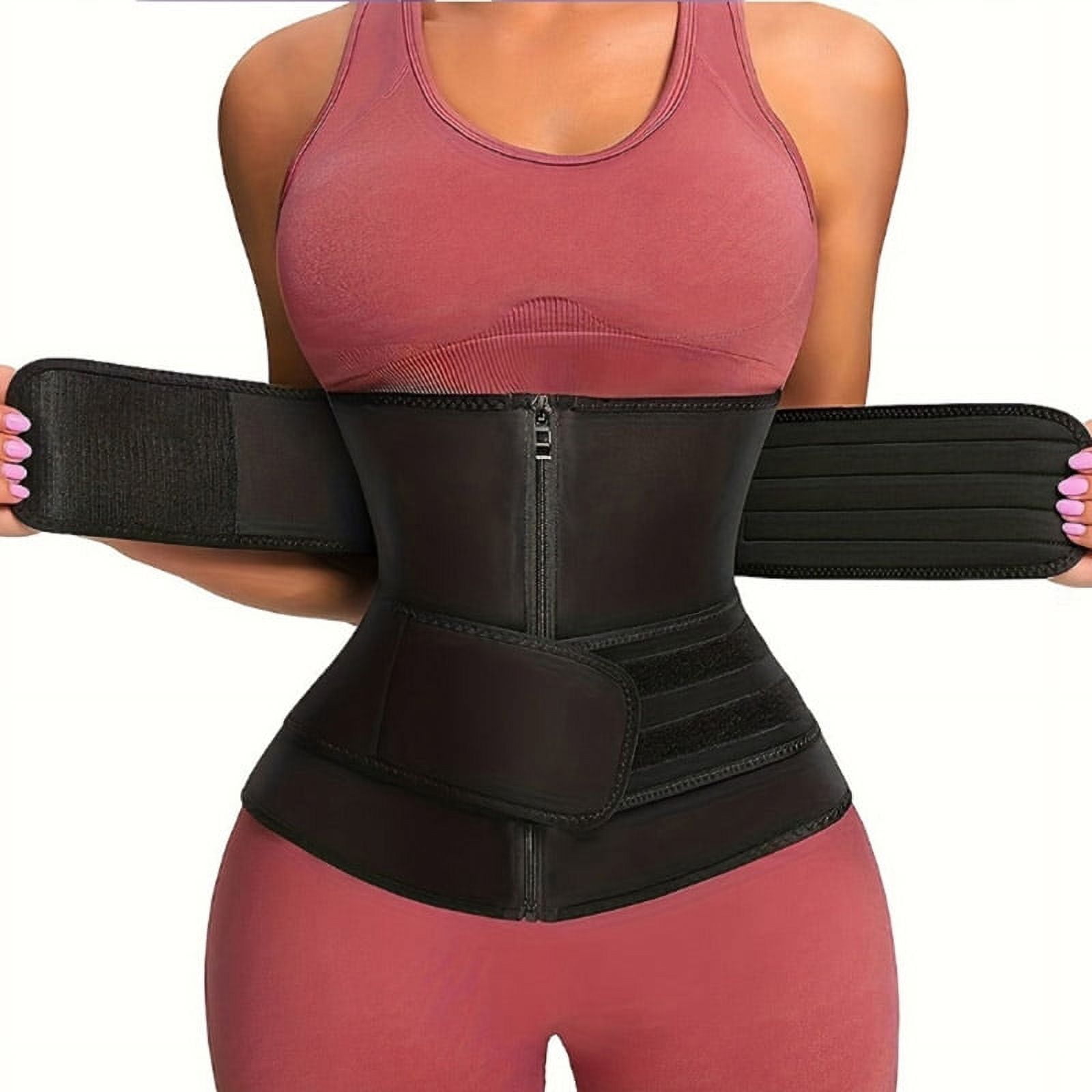 Breathable Neoprene Waist Trainer Sauna Sweat Belt Weight Loss Body ...
