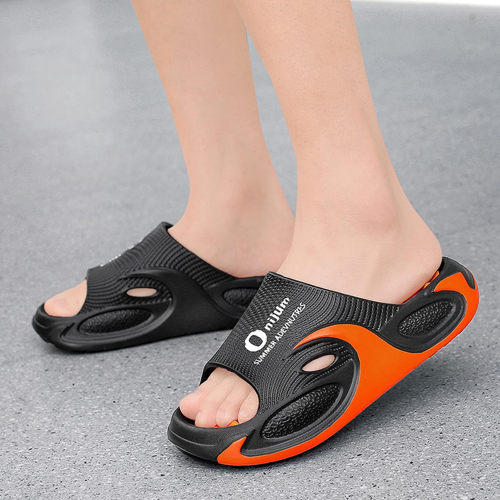 Breathable Open Toe ’s Slippers For Beach Casual Comfort With Massage ...
