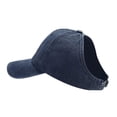 Breathable Open Top Baseball Cap Moisture Wicking Cotton Adjustable Fit ...