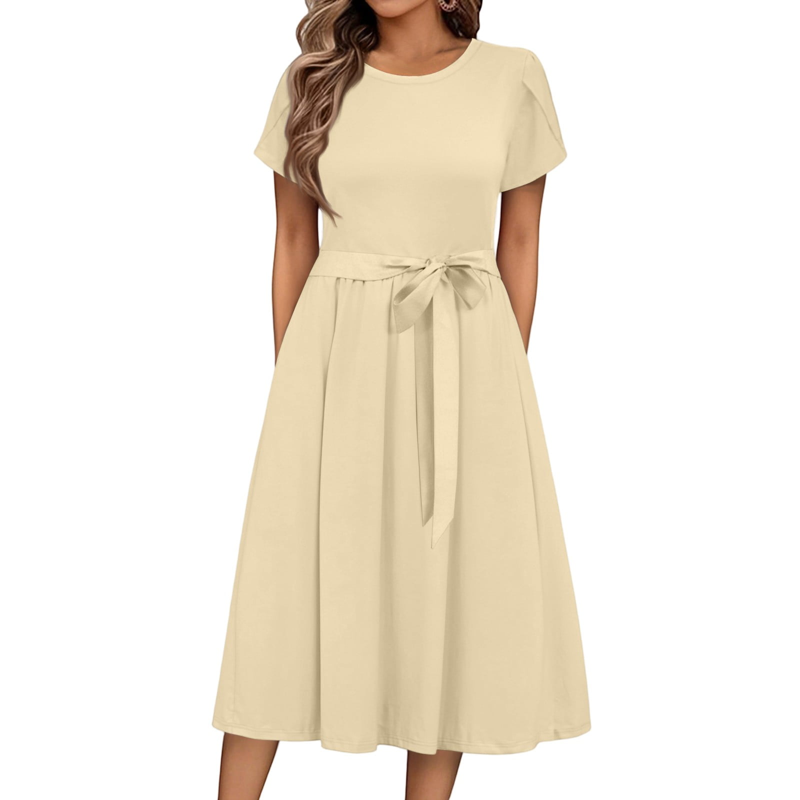 Breathable Outdoor Home Wear Dress Elastic Waist, Professional for ...