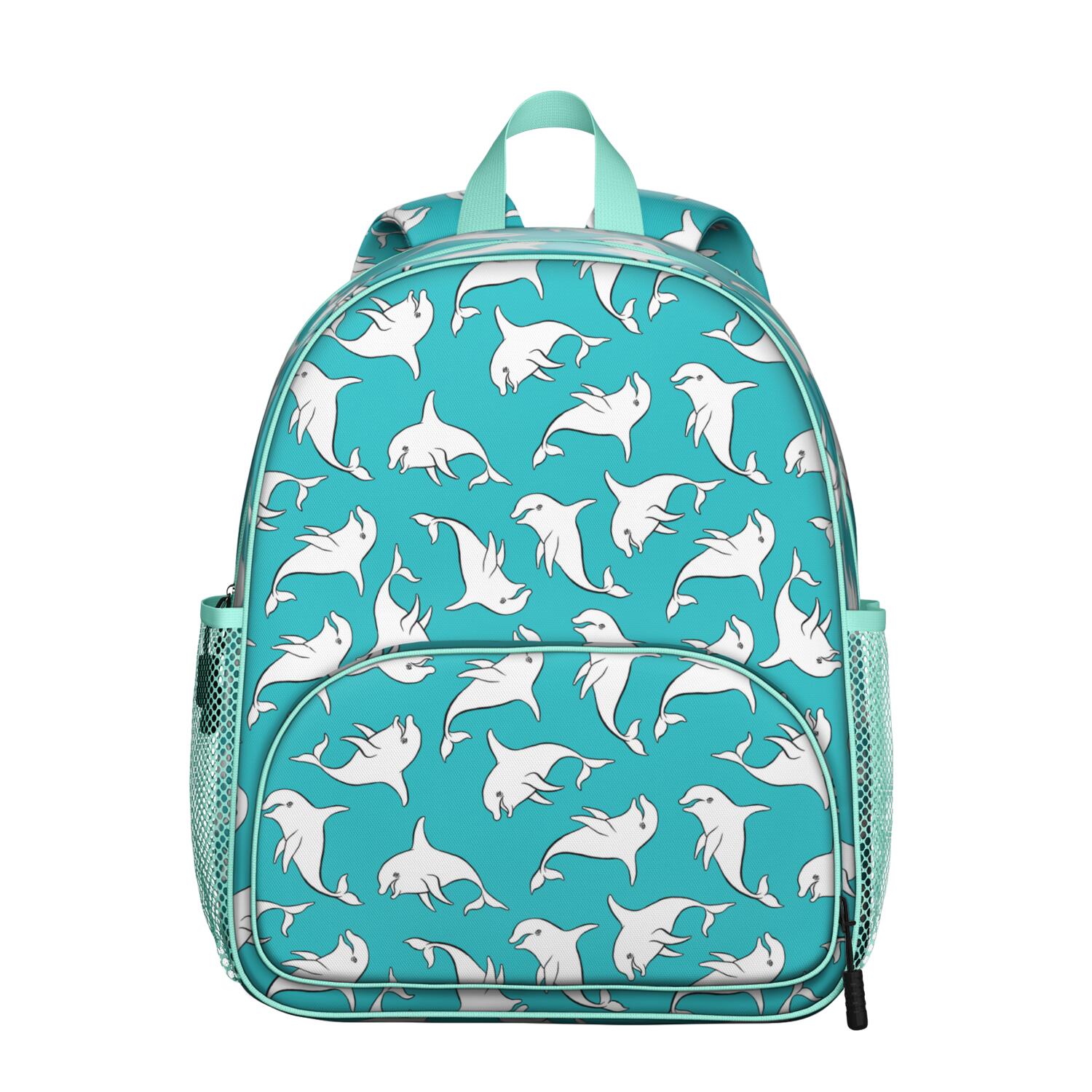 Breathable Padded Backpack - Minimalist Underwater Shark & Whale Design ...