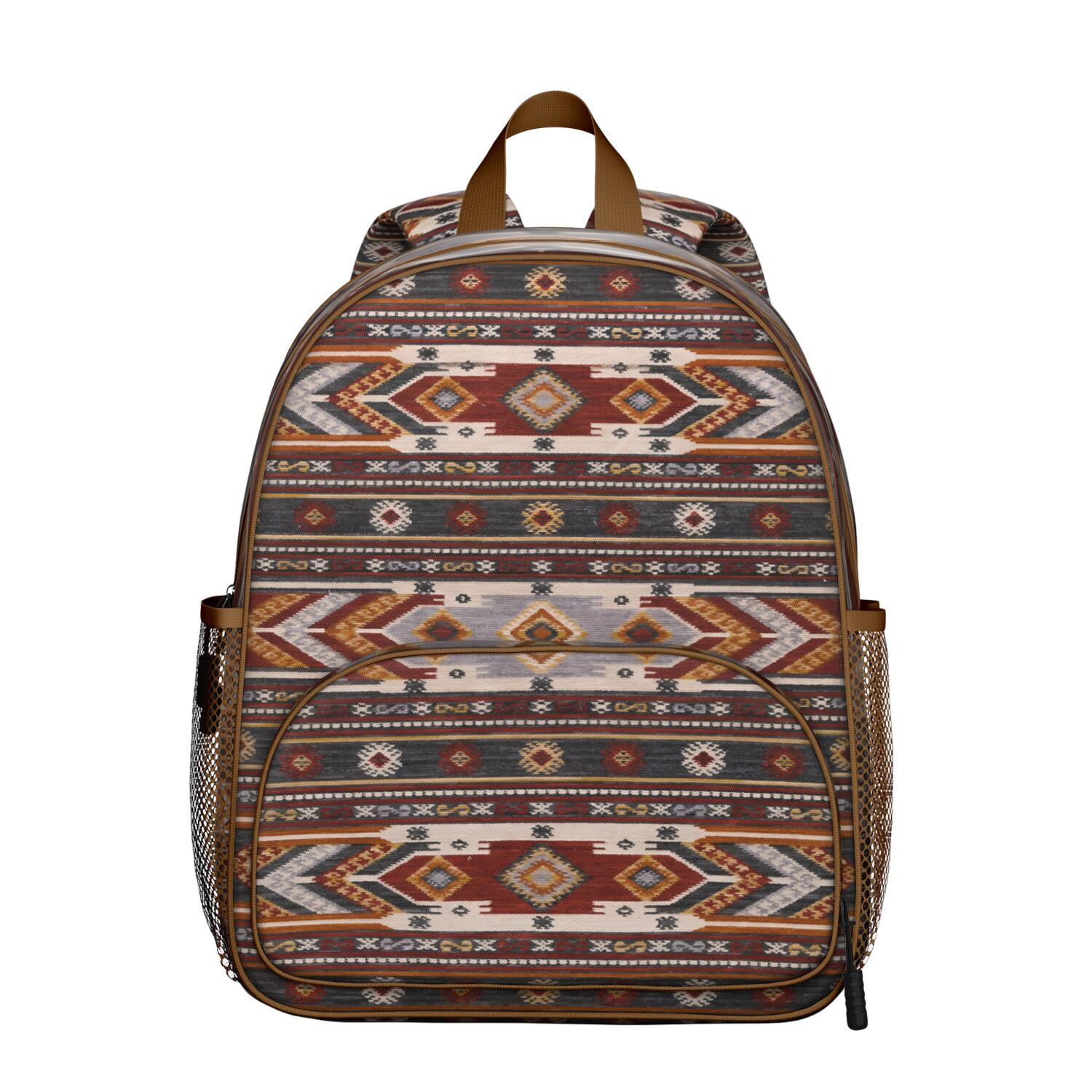 Breathable Padded Backpack with Boho Butterfly Aesthetic - Spine ...