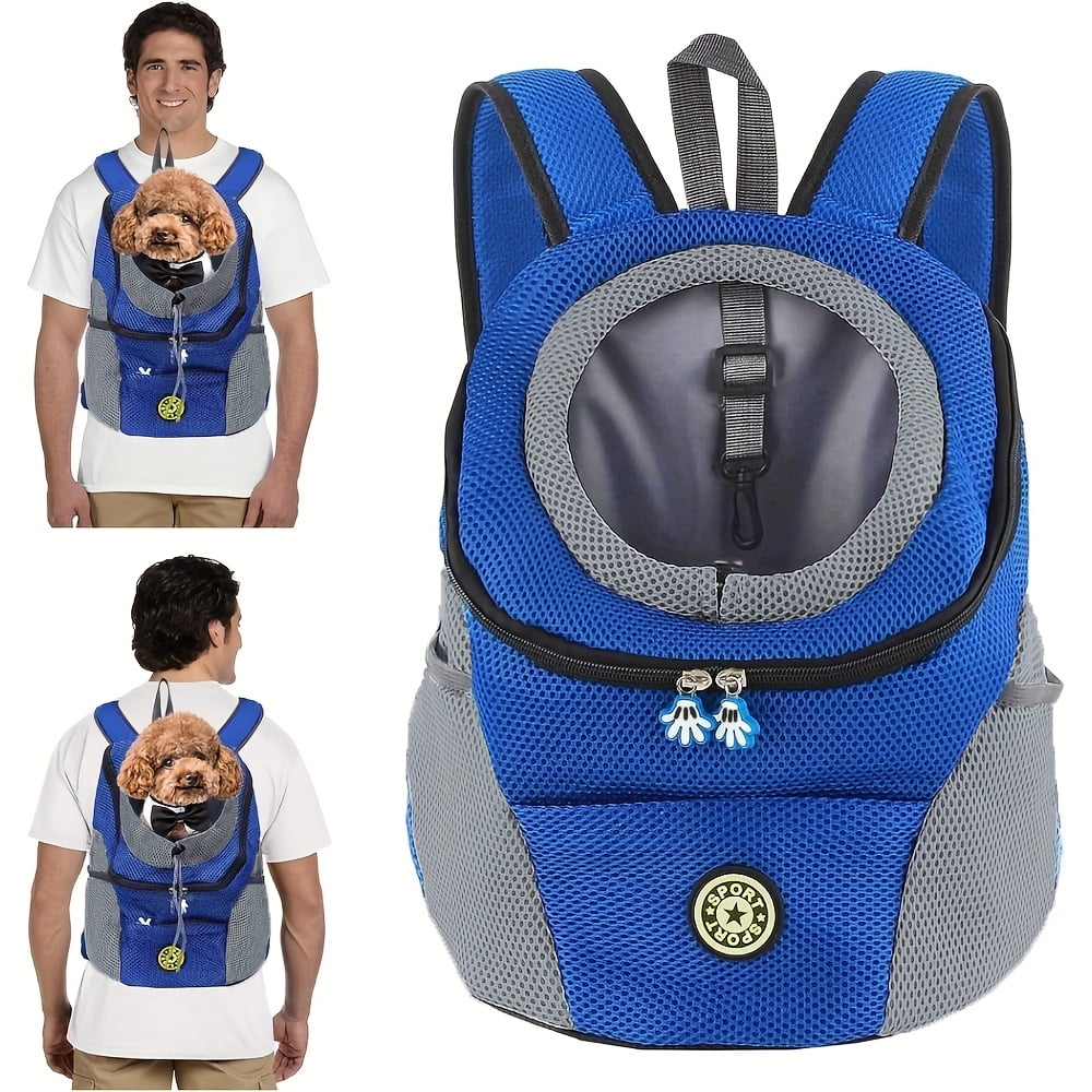 Breathable Pet Carrier Backpack for Small Dogs & Cats - Adjustable ...