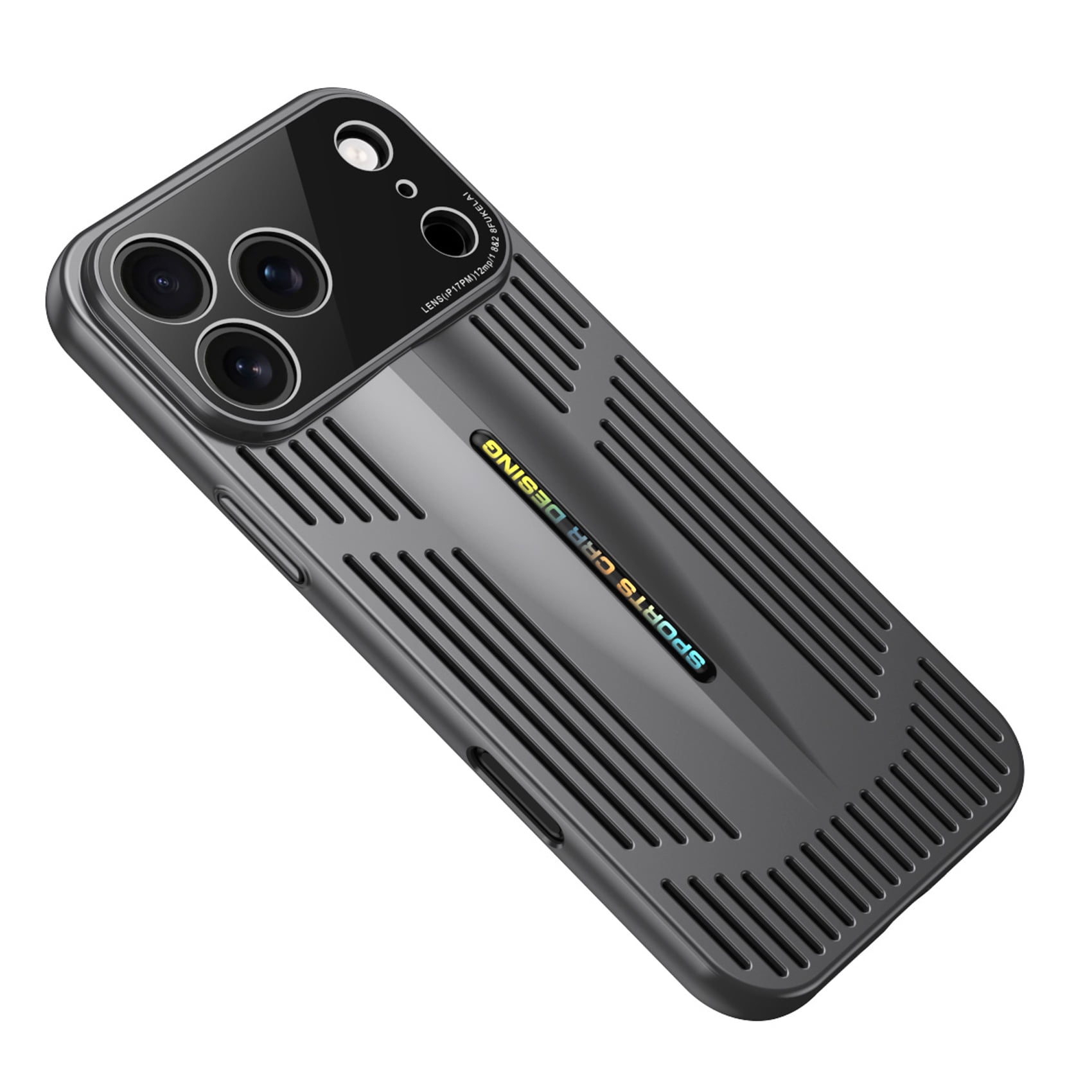 Breathable Phone Case Compatible with iPhone 17 Pro Max, Electroplate ...