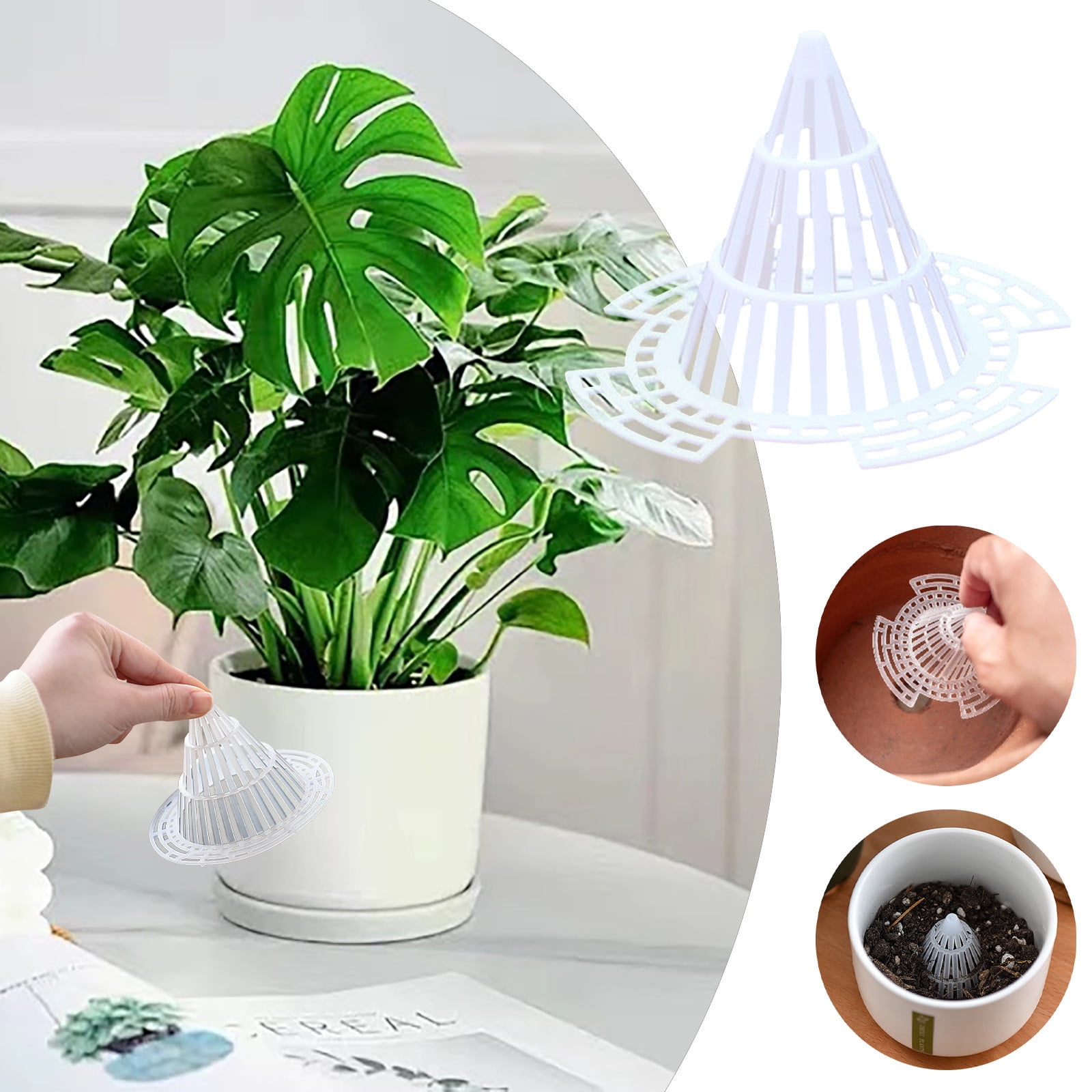 Breathable Plastic Orchid Pot with Drainage Holes - Ideal for Phalaenopsis, Bonsai, Dendrobium ...