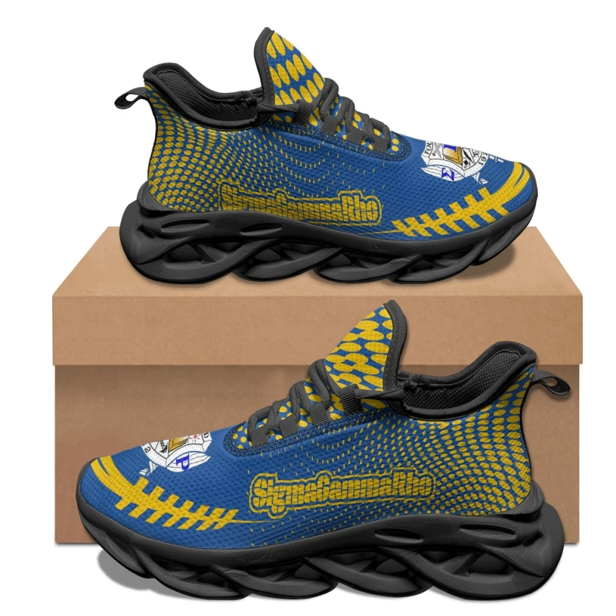Breathable Platform Sneakers Sigma Gamma Rho Poddles Printed ...