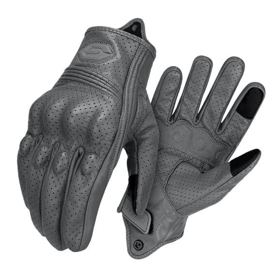 Breathable Protective Motorcycle Gloves With Reinforced Palms And Mesh ...
