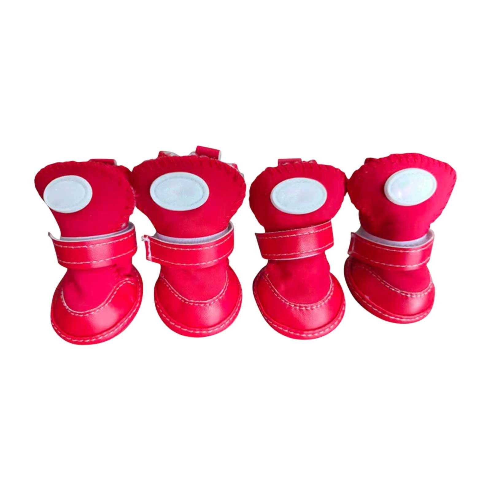 Breathable Reflective Shoes Boots For Small/Medium Dogs 4 Pack ...