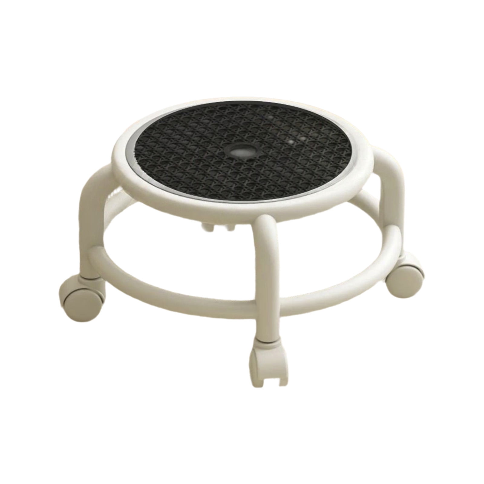 Breathable Rolling Stool with Ventilated Design 360-Degree Swivel ...