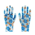 Breathable Rubber Coated Gardening Gloves for Women | Abrasion ...