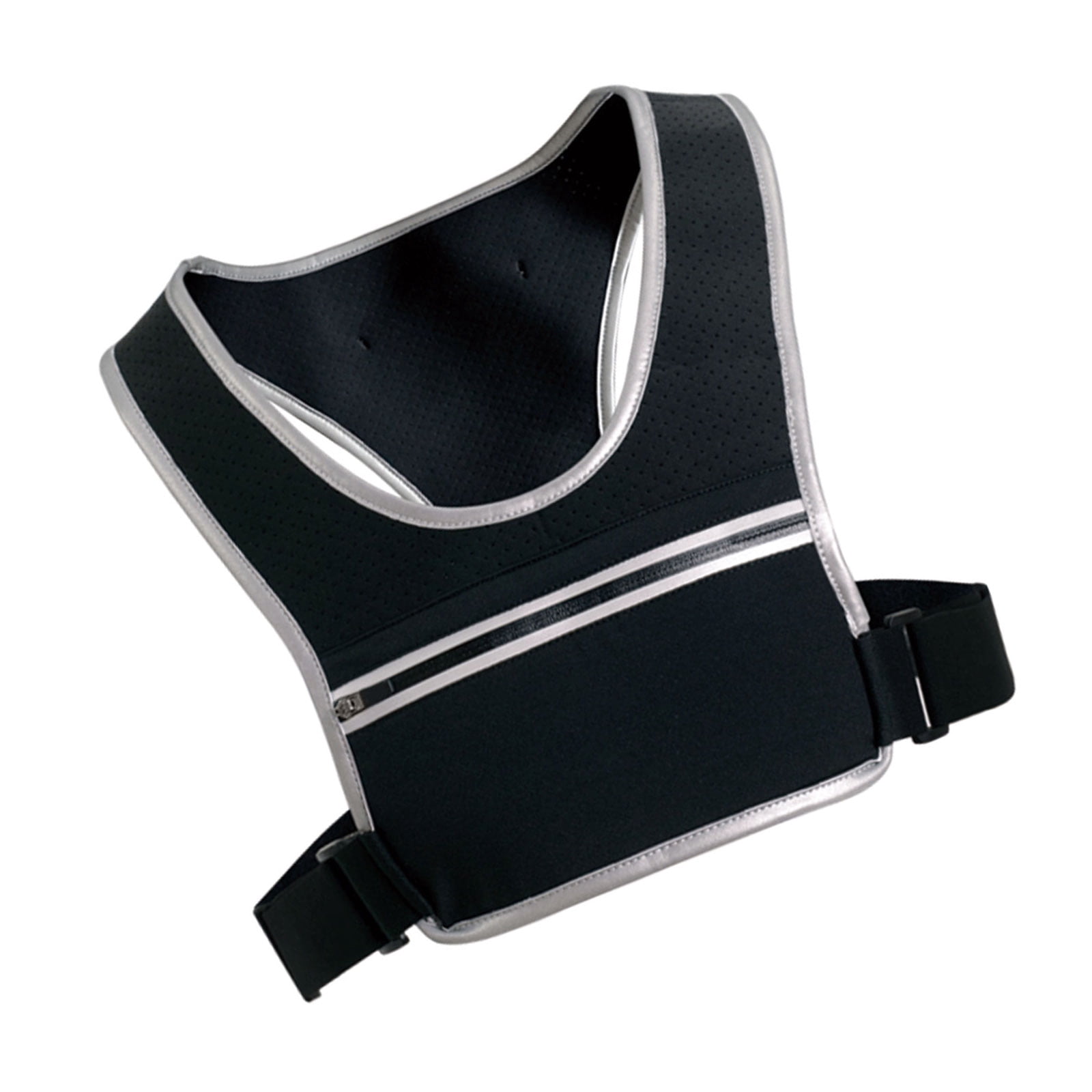 Breathable Running Chest Pack with Reflective Strips and Water Bottle ...