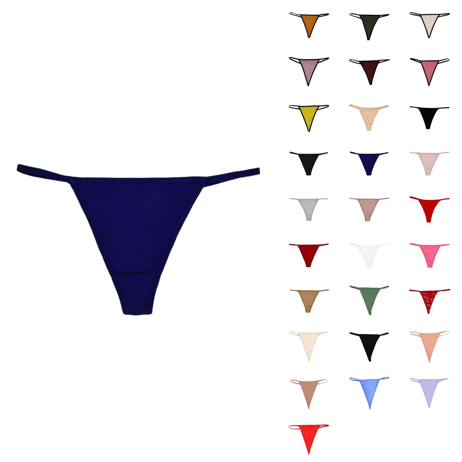 Breathable Seamless Thong Underwear, Women's Lace G-String with ...