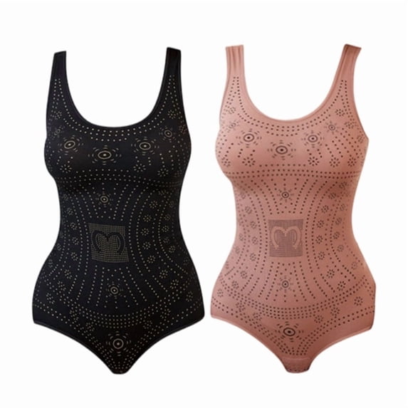 Breathable Shapewear for Women 2Pcs Slimming Tank Top Bodysuit Full ...