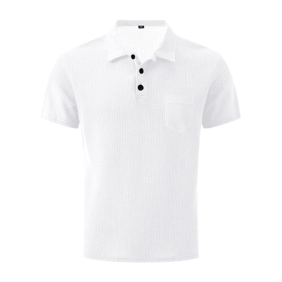 Breathable Shirts for Men Golf Polo Shirt,Textured Breathable Short ...