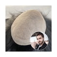 Breathable Silk Base with Diamond Net Cover Human Hair System Men's ...