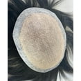 Breathable Silk Base with PU Round Side Natural Looking Mens Toupee ...