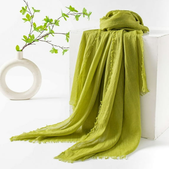 Breathable Silk Scarf under $5! Yrmaups Long Silk Scarf for Women ...