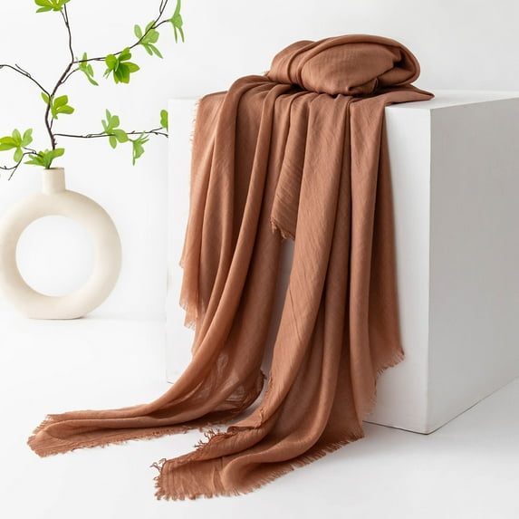 Breathable Silk Scarf under $5! Yrmaups Long Silk Scarf for Women ...