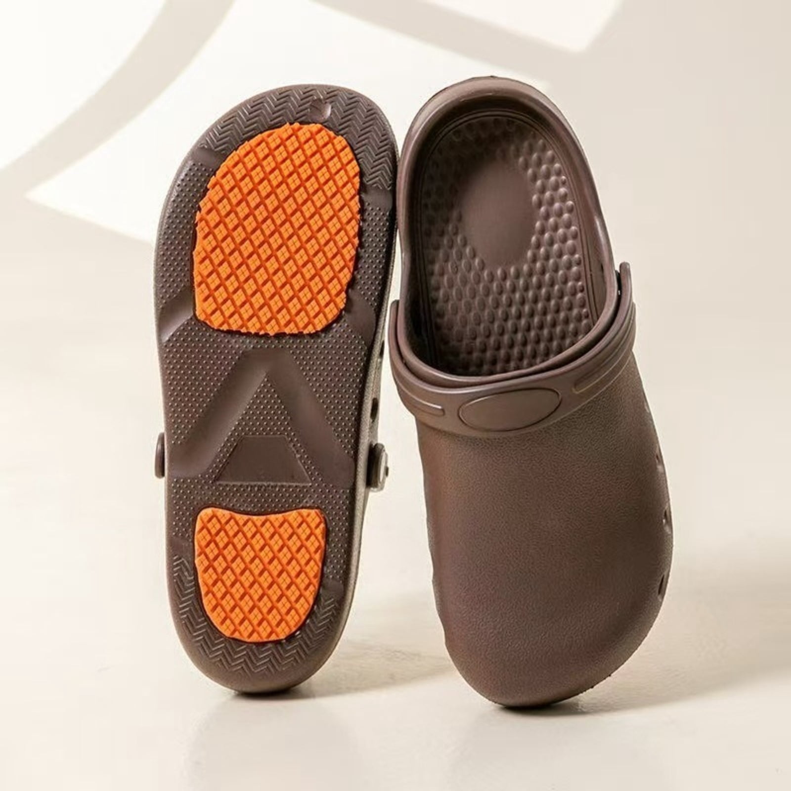 Breathable Slip-On Cushion Clog Sandals with Soft Outsole for Outdoor ...