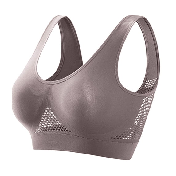 Breathable Soft Bra Women's Plus Size Cool High Support Underwear ...
