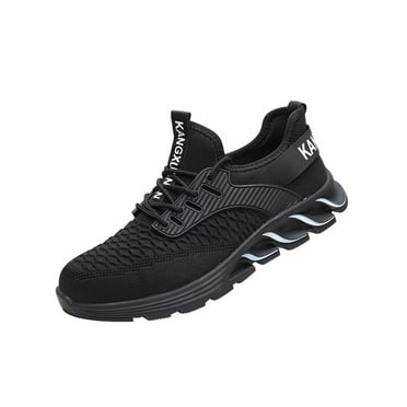 Tanleewa Men's Steel Toe Work Shoes Lightweight Breathable Safety Shoe ...