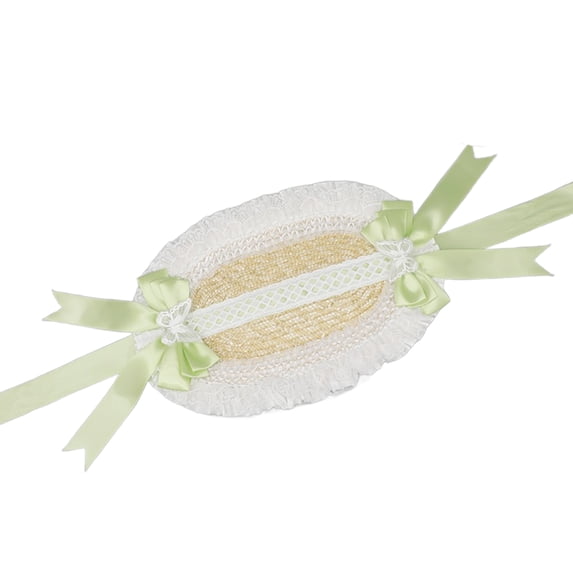 Breathable Straw Bonnet Hat Comfortable Victorian Teaparty Hat With ...