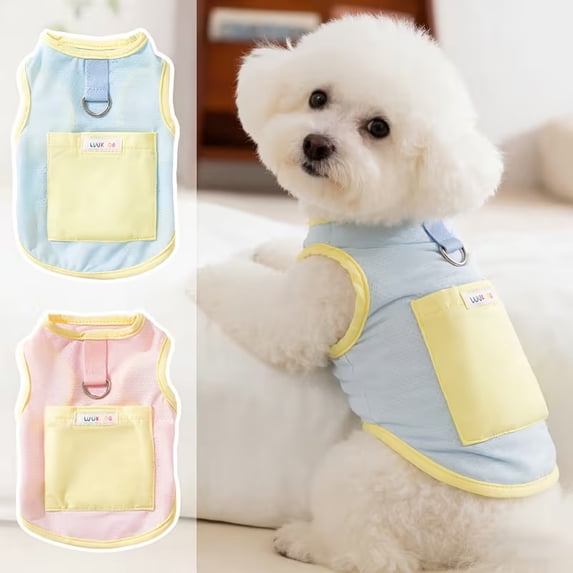 Breathable Summer Pet Cooling Jacket - Comfortable Pocket Design for ...