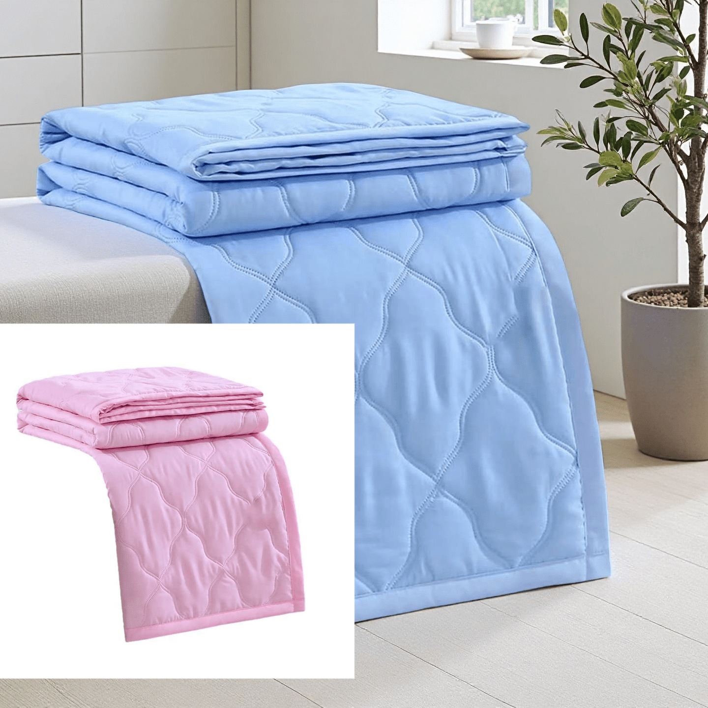 Breathable Summer Quilt Lightweight 100*150cm,99% Cotton Thin Bedspread ...