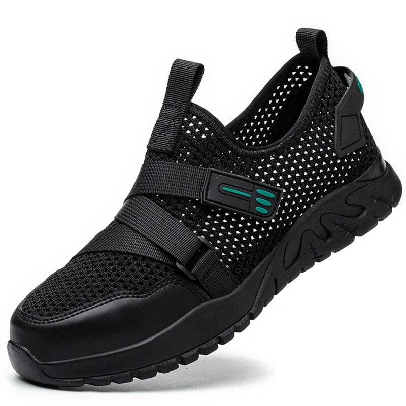 Breathable Summer safety shoes anti-puncture safety work sneakers ...