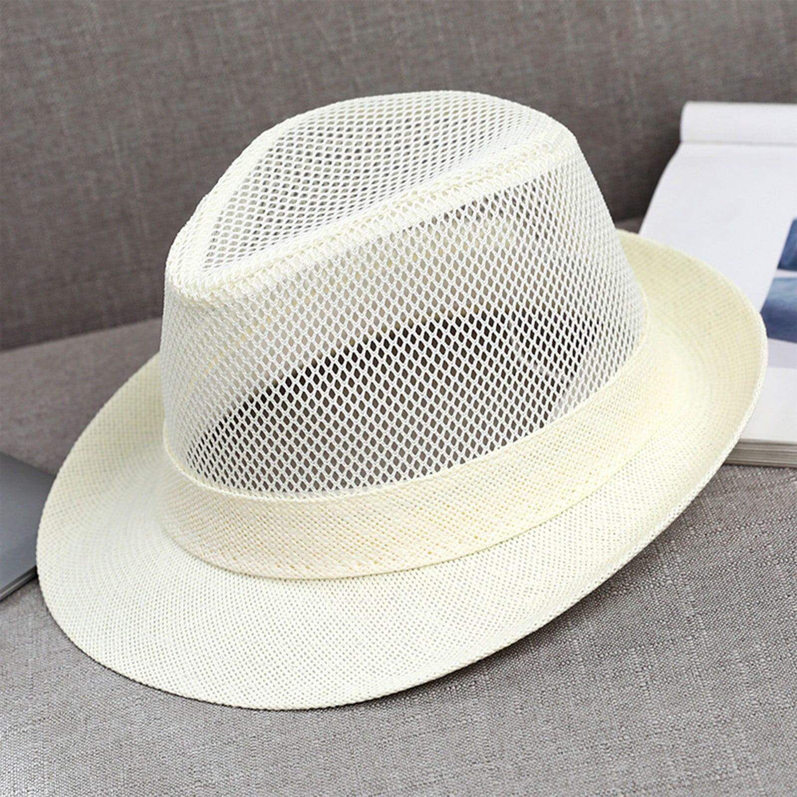 Breathable Sun Hat, Summer Mesh Top Hat, Lightweight UV Protection ...